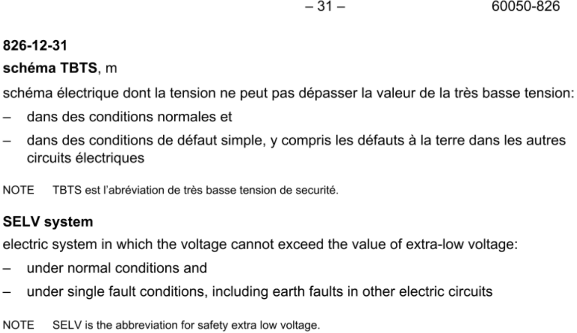 Clause 3 – How to understand the definition of “protective extra-low ...